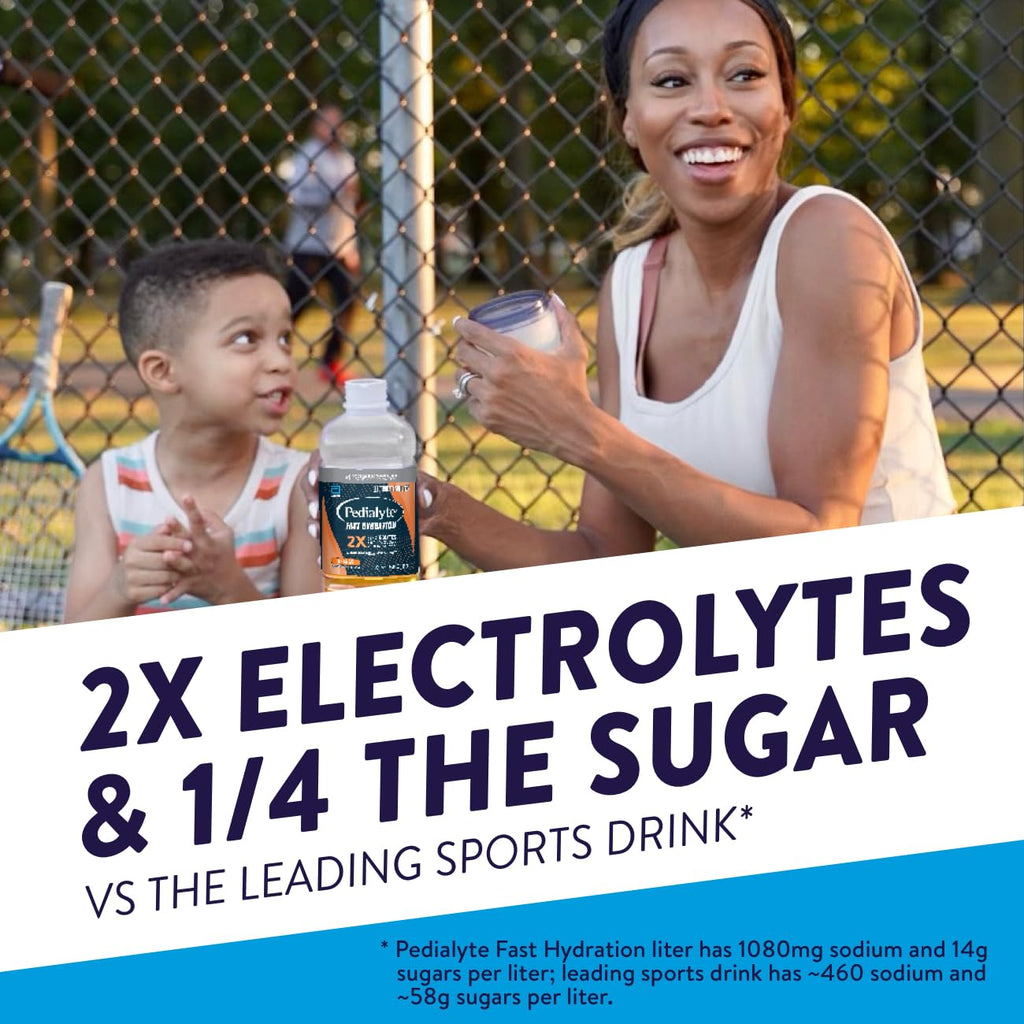 replenish electrolytes with Pedialyte