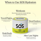 replenish electrolytes with SOS powder