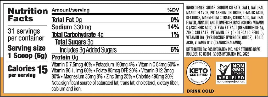 replenishing electrolytes for active lifestyles