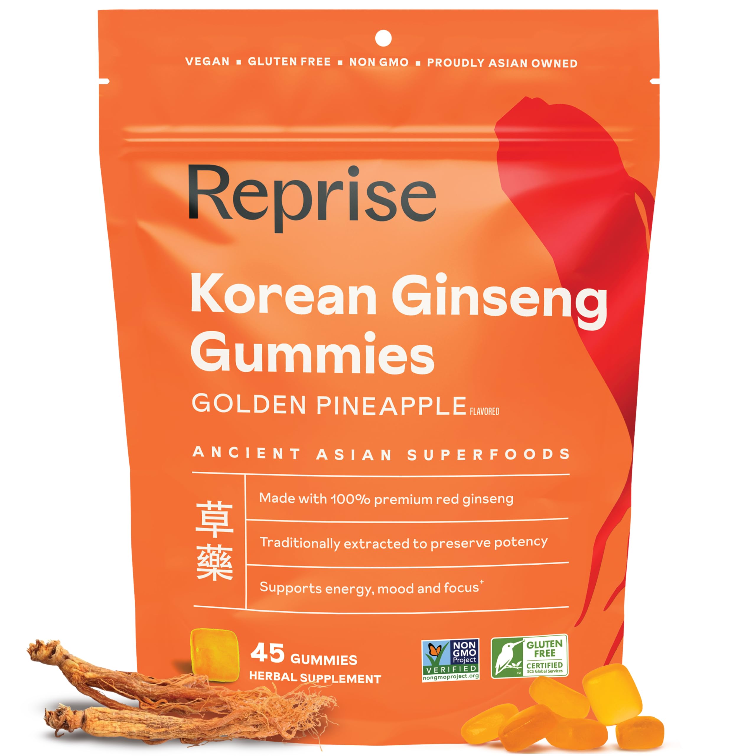 Reprise ginseng gummies for energy
