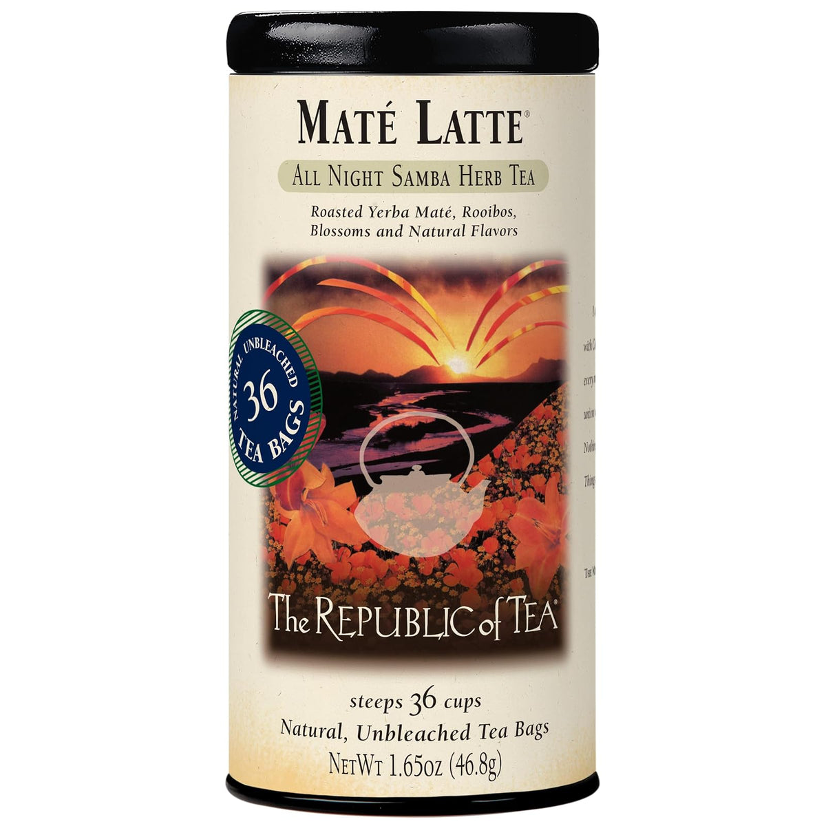 Republic of Tea Maté Latte herbal tea bags
