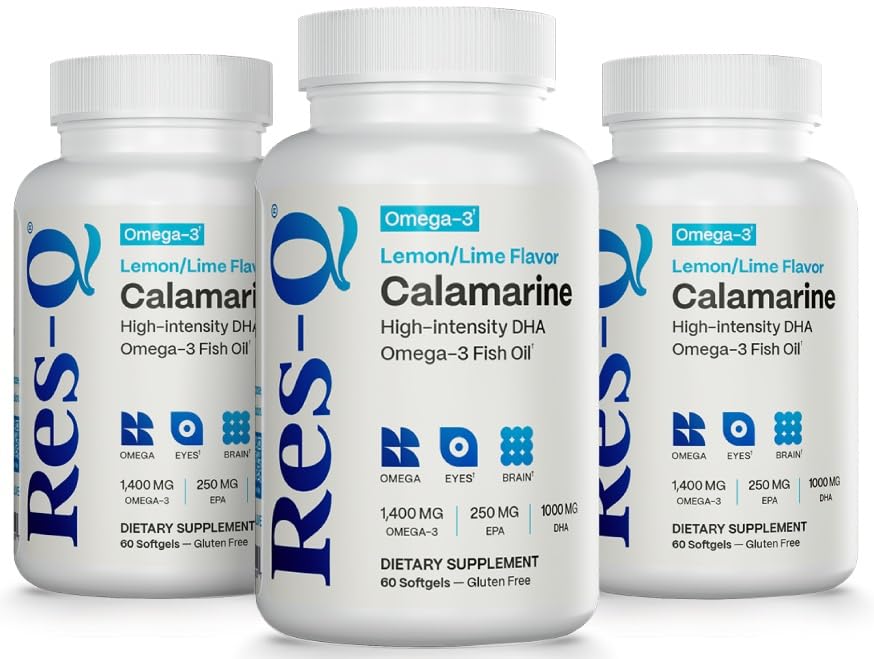 Res-Q fish oil capsules for heart health