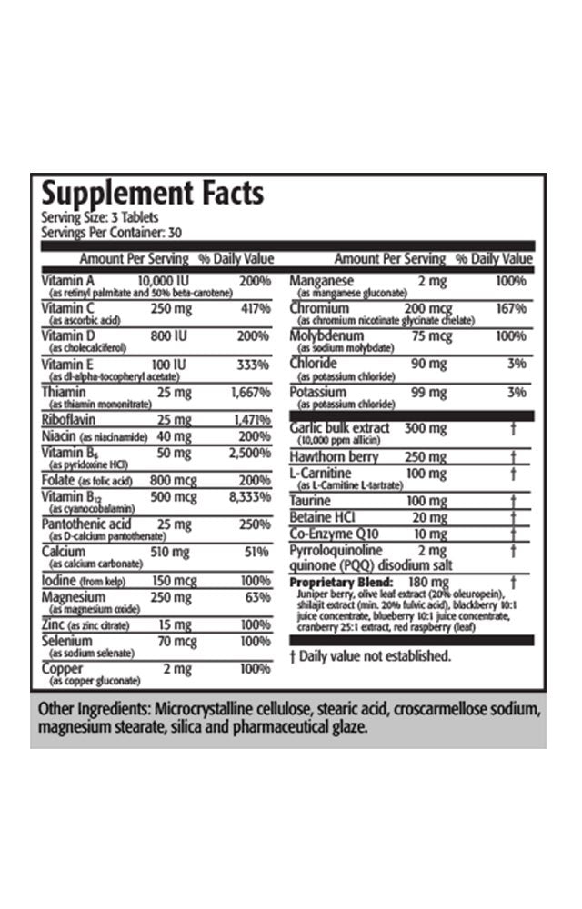Res-Q Heart360 daily multivitamin supplement
