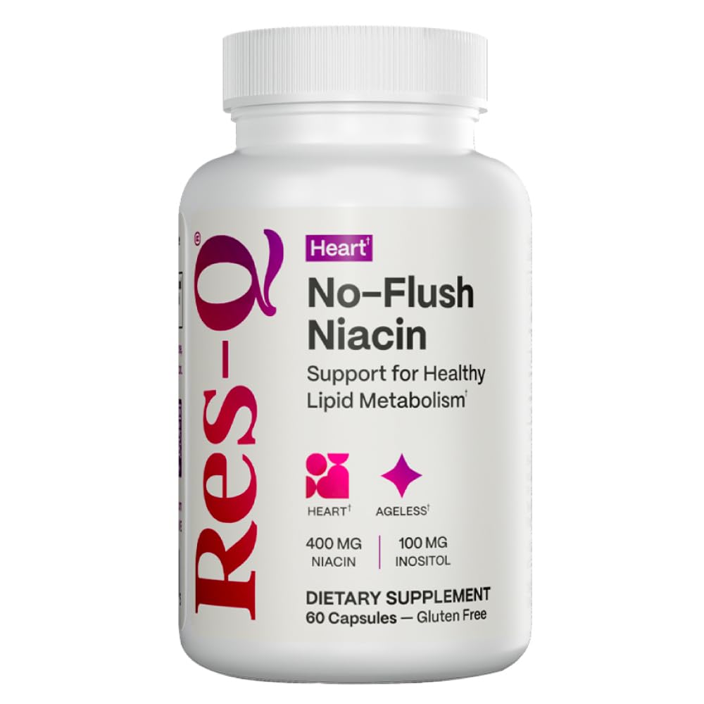 Res-Q No-Flush Niacin capsules for energy