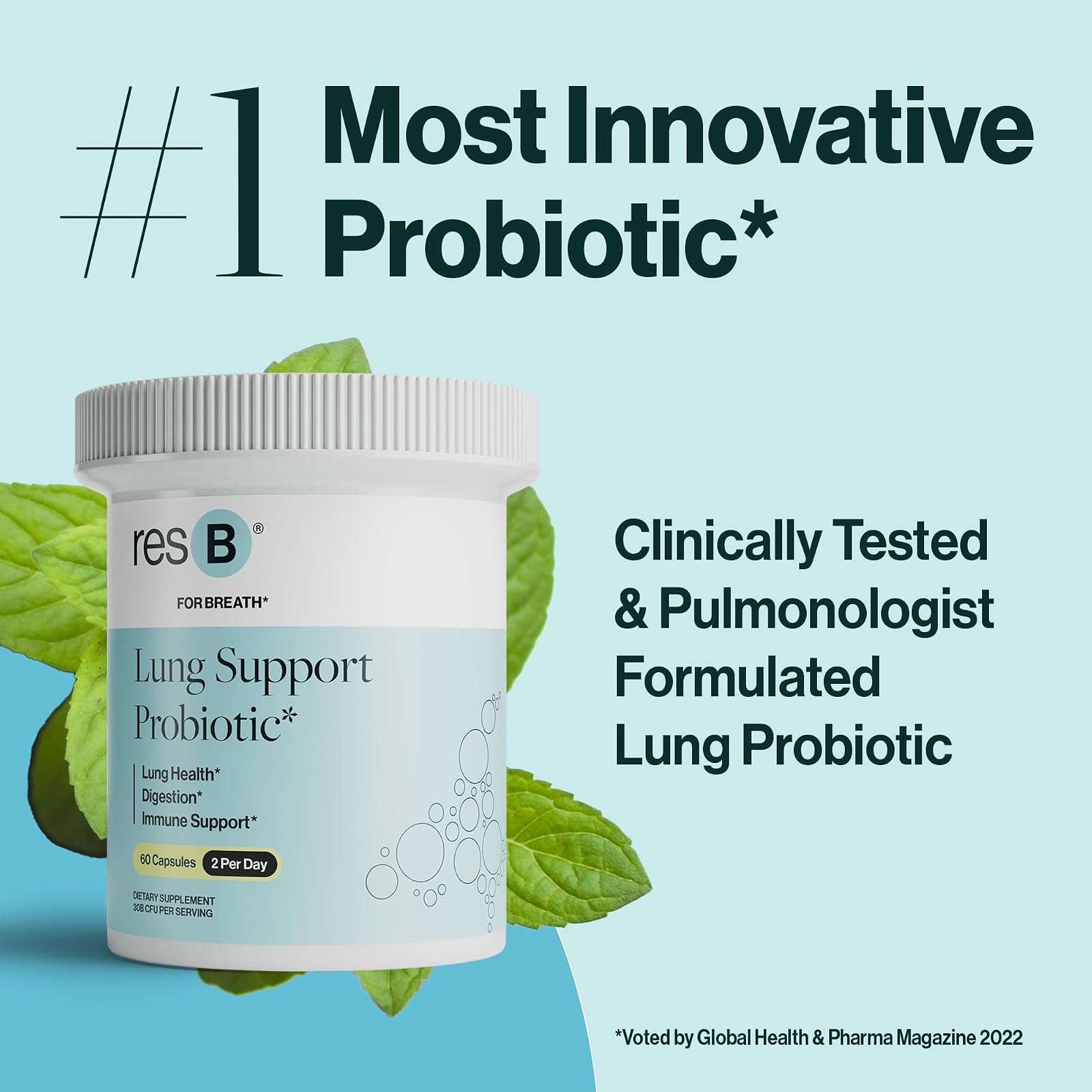 resB lung support probiotic capsules