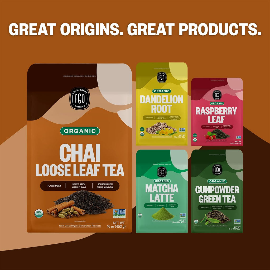 resealable bag for fresh chai tea