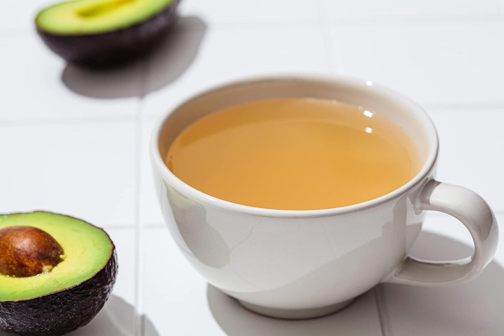 resealable bag of avocado leaves