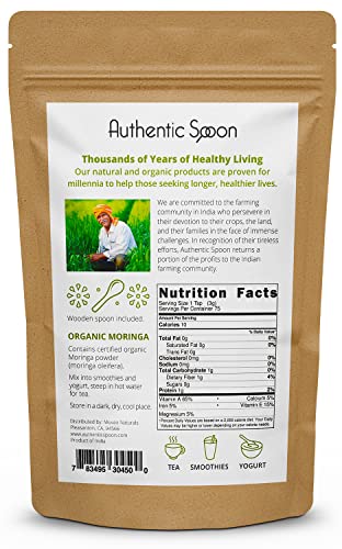 resealable eco kraft bag moringa