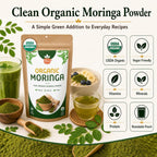 Resealable pouch for fresh Moringa
