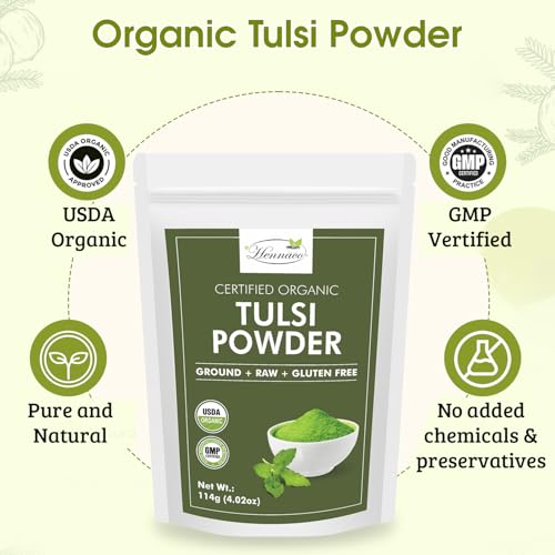 resealable pouch for fresh tulsi