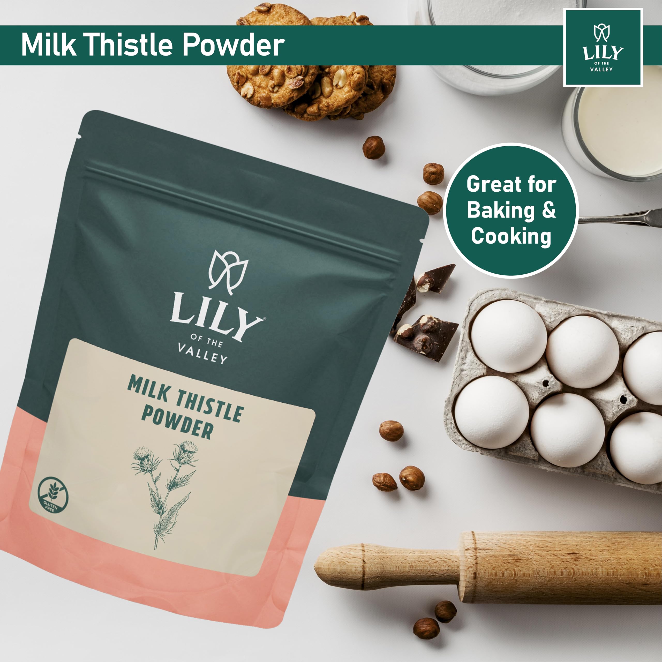 resealable pouch milk thistle product