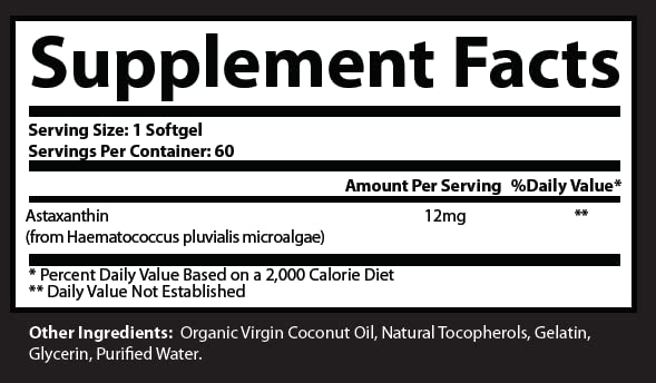 Research Labs Astaxanthin for athletic performance