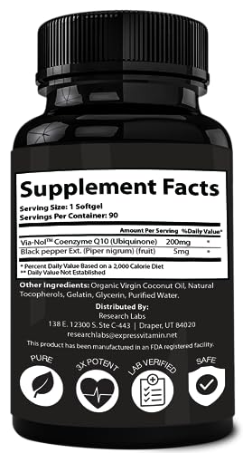 Research Labs coq10 for vitality