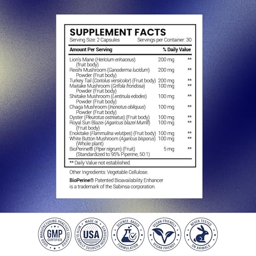 Research Verified mushrooms for natural antioxidants