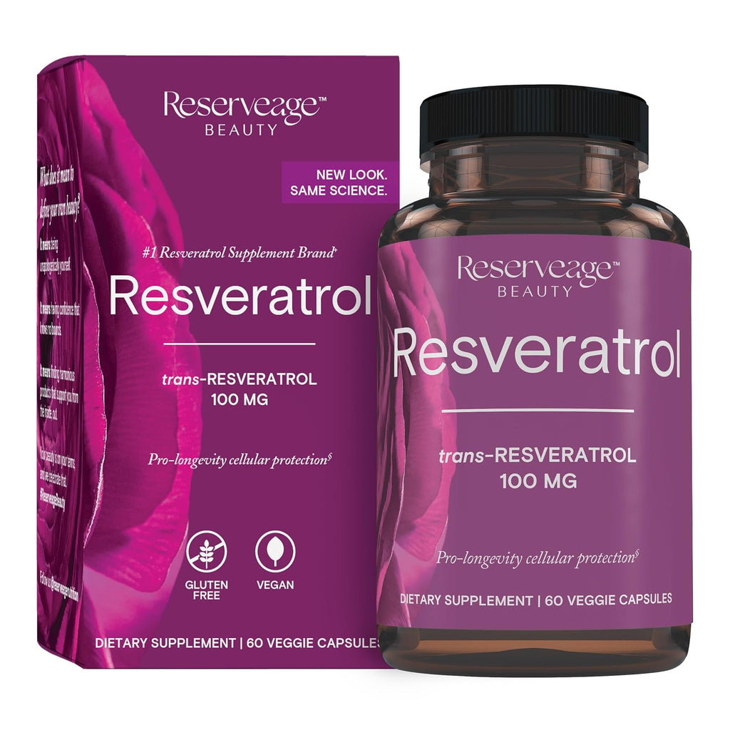 Reserveage Beauty Resveratrol antioxidant capsules