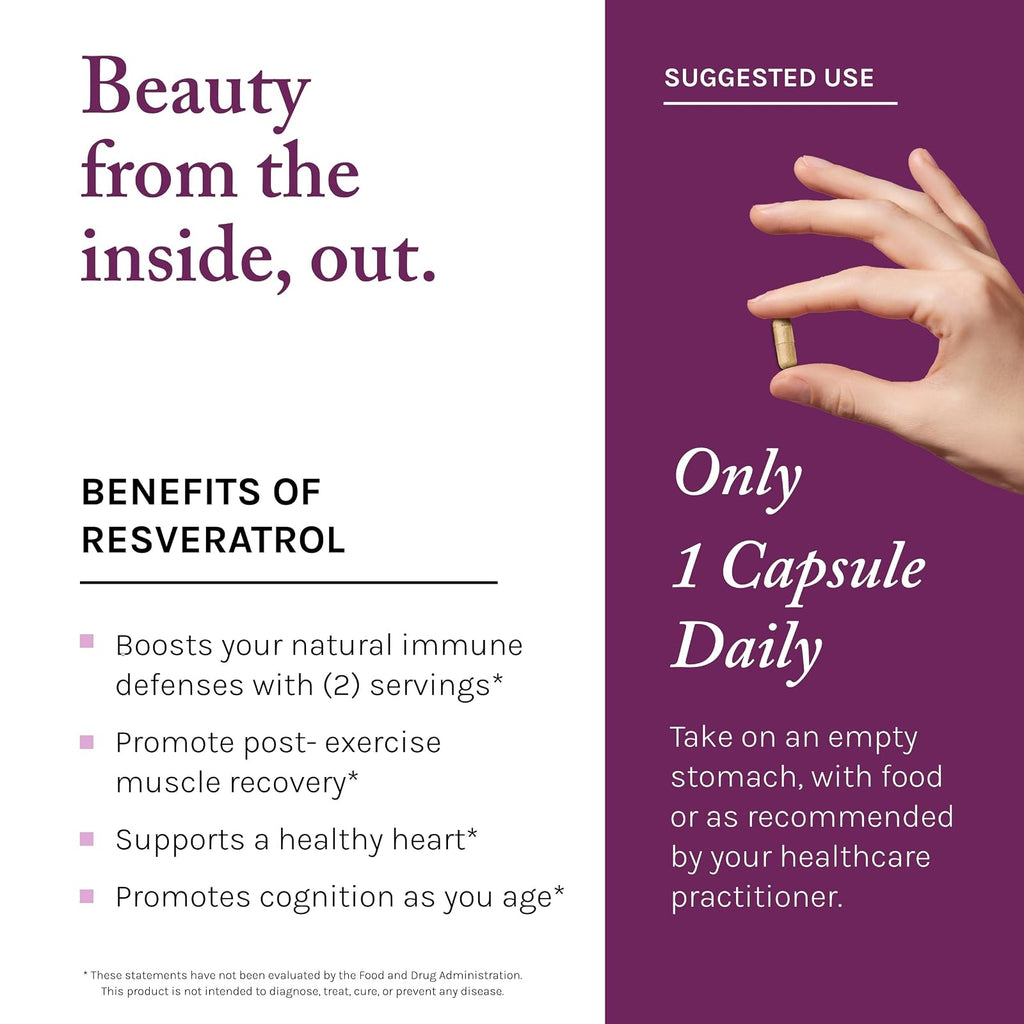 Reserveage Beauty Resveratrol for vitality