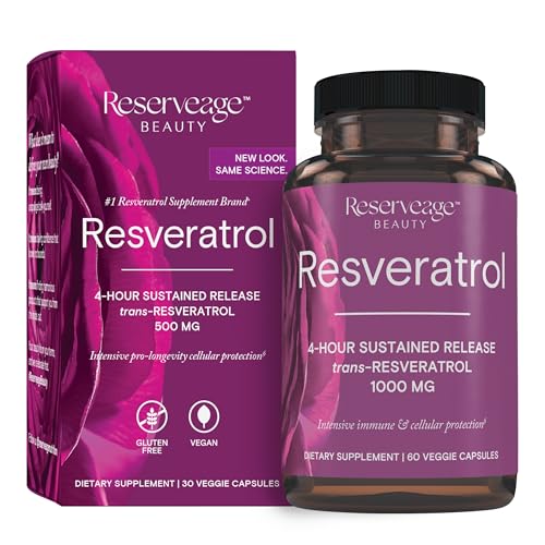 Reserveage Resveratrol antioxidant capsules