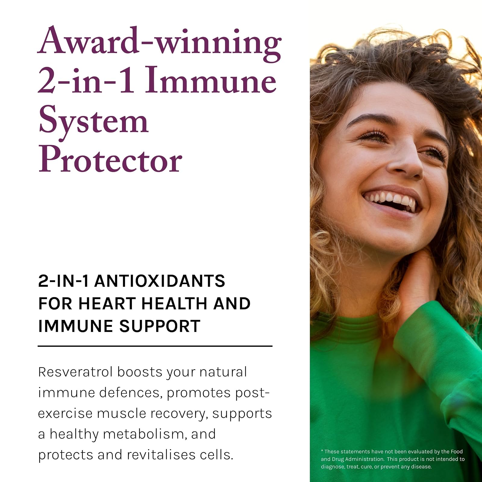 Reserveage Resveratrol for skin health