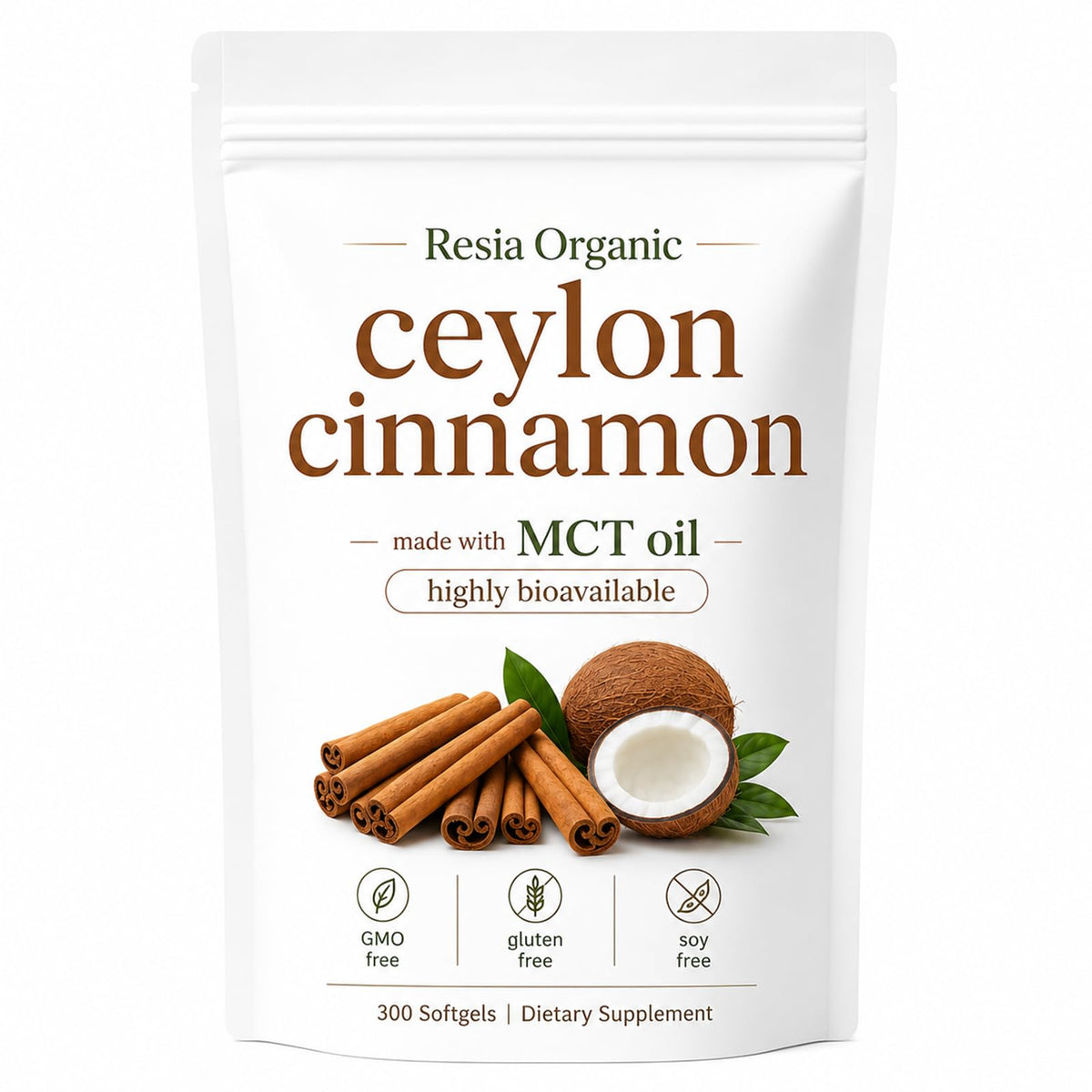 Resia Ceylon cinnamon extract softgels