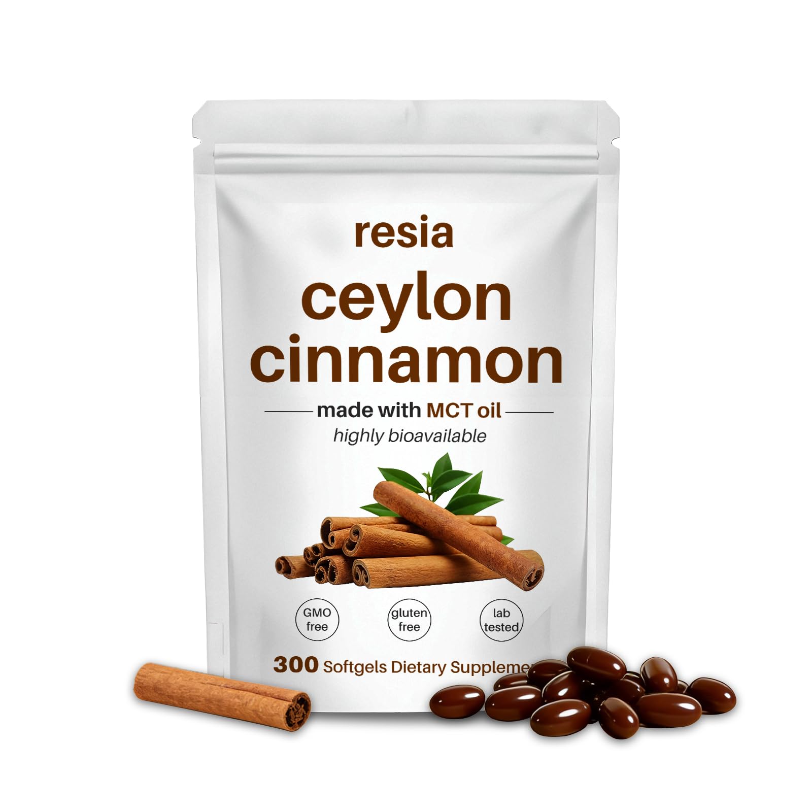RESIA Ceylon cinnamon softgels for wellness