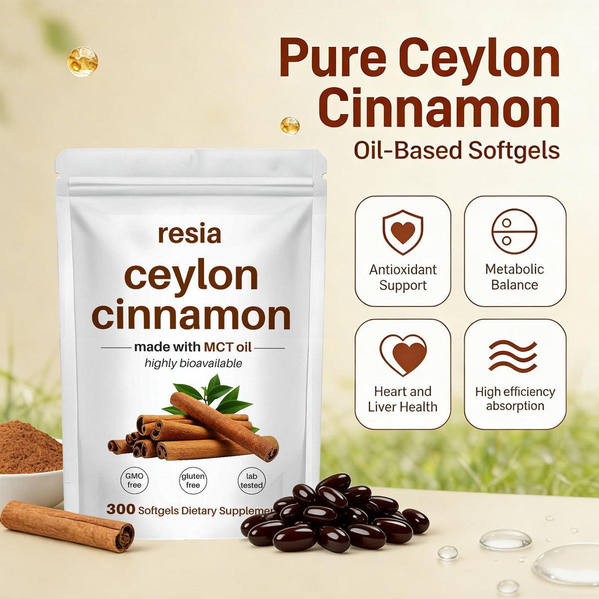 RESIA herbal supplement for daily health