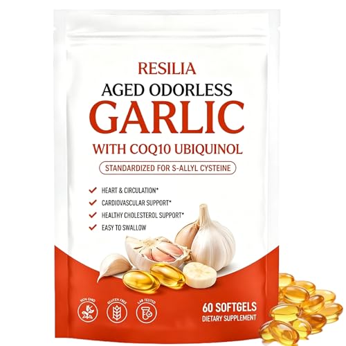 Resilia aged garlic softgels benefits