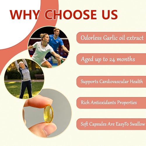 Resilia garlic capsules for wellness