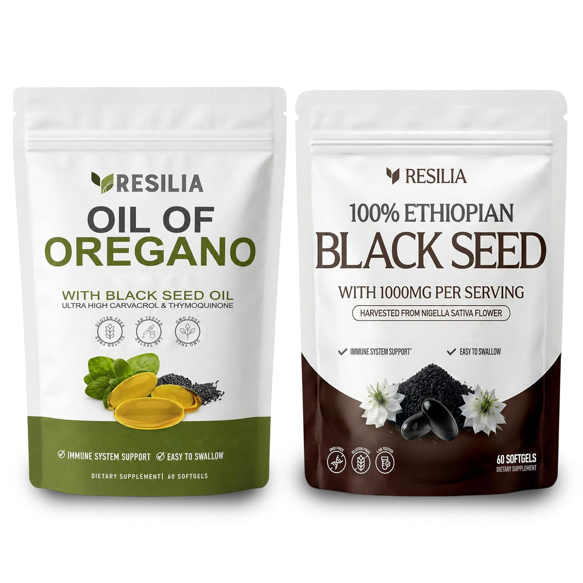 Resilia oregano oil softgels for wellness