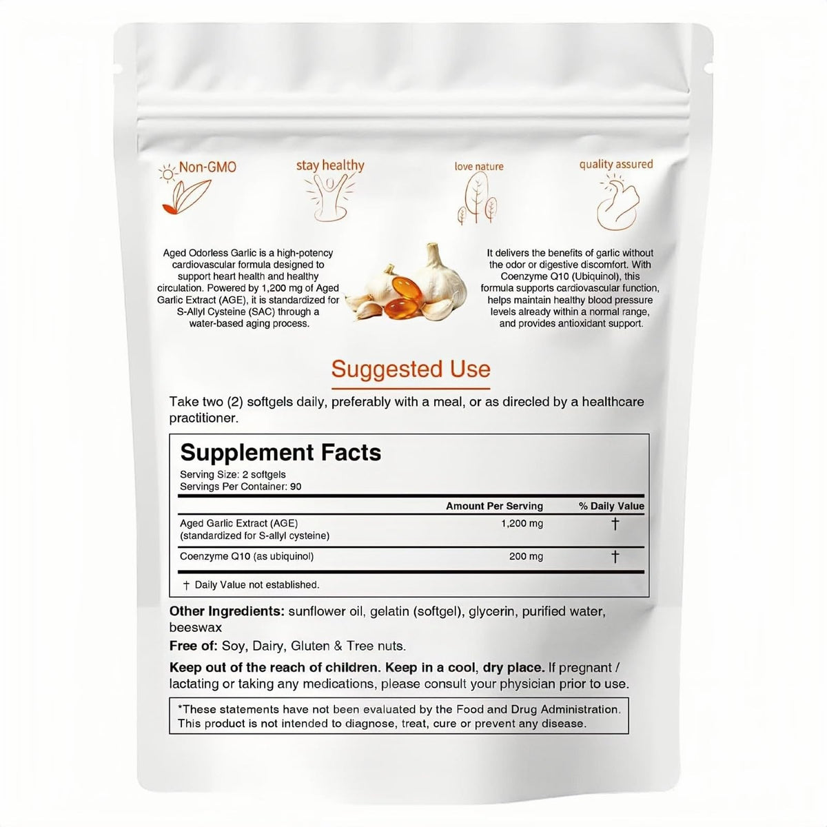 Resilias garlic extract for vitality
