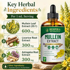 Respira Botanicals Mullein liquid extract