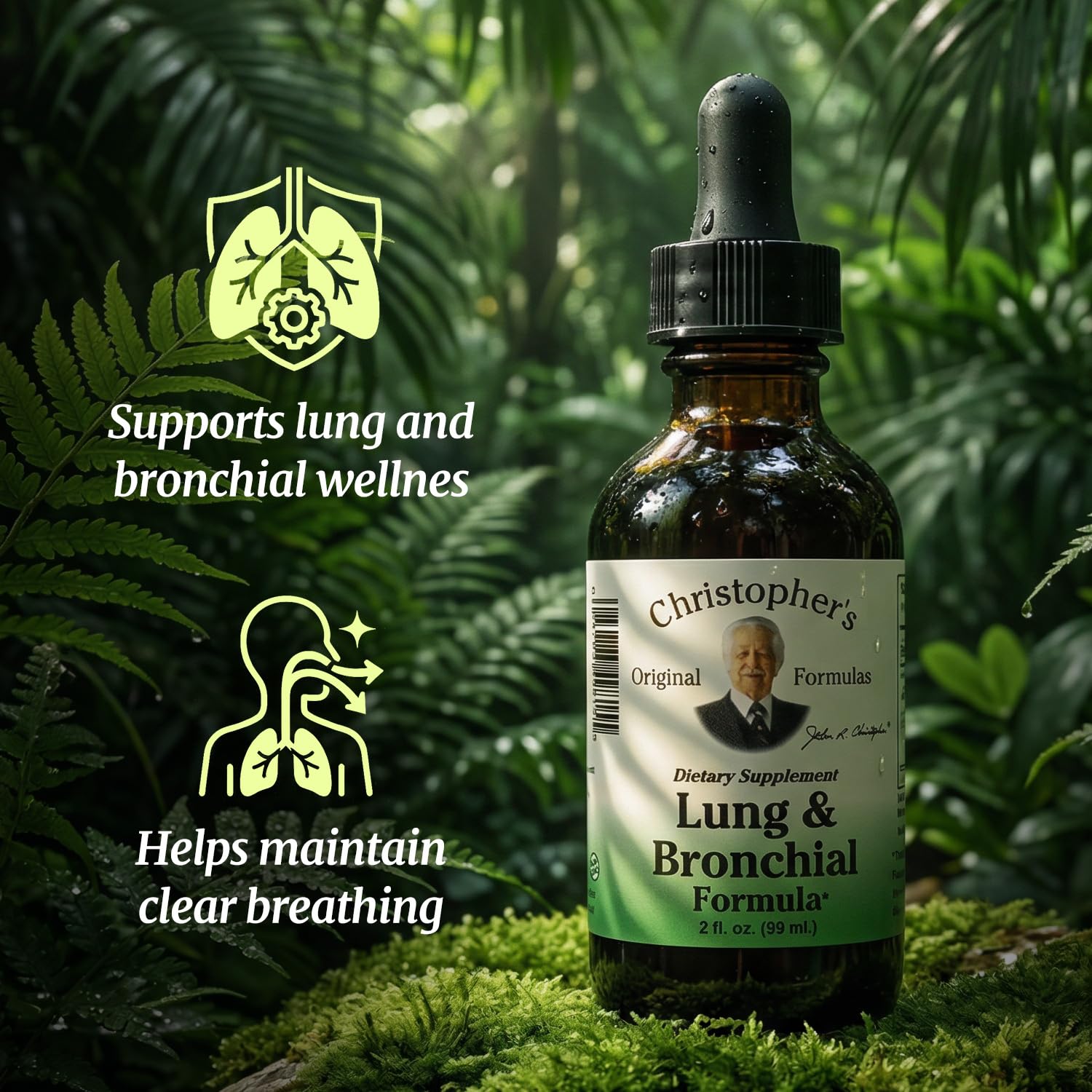 respiratory health with herbal ingredients