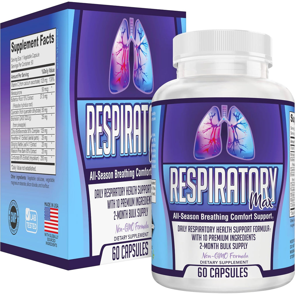 Respiratory-Max multivitamins for lung health