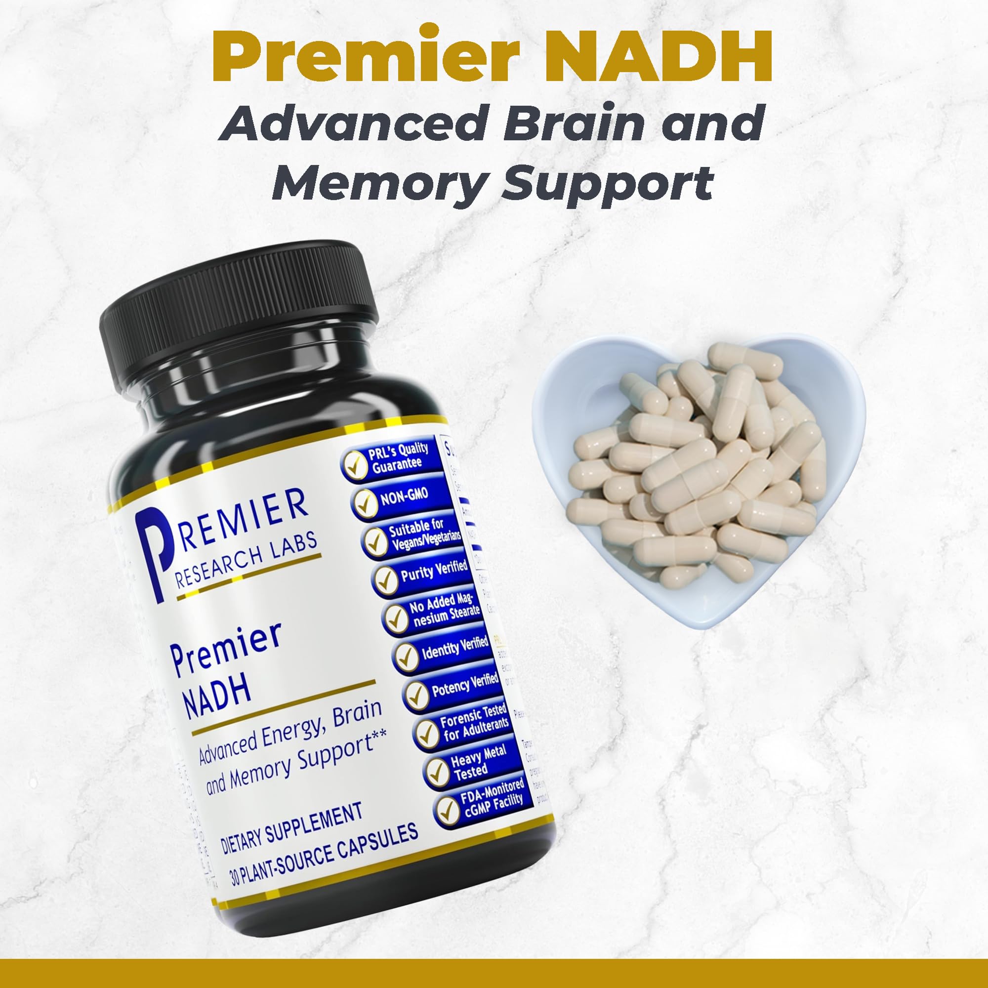 Respiratory support with NADH capsules