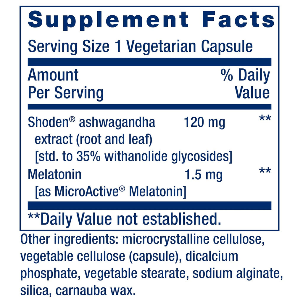 Rest & Renew melatonin capsules