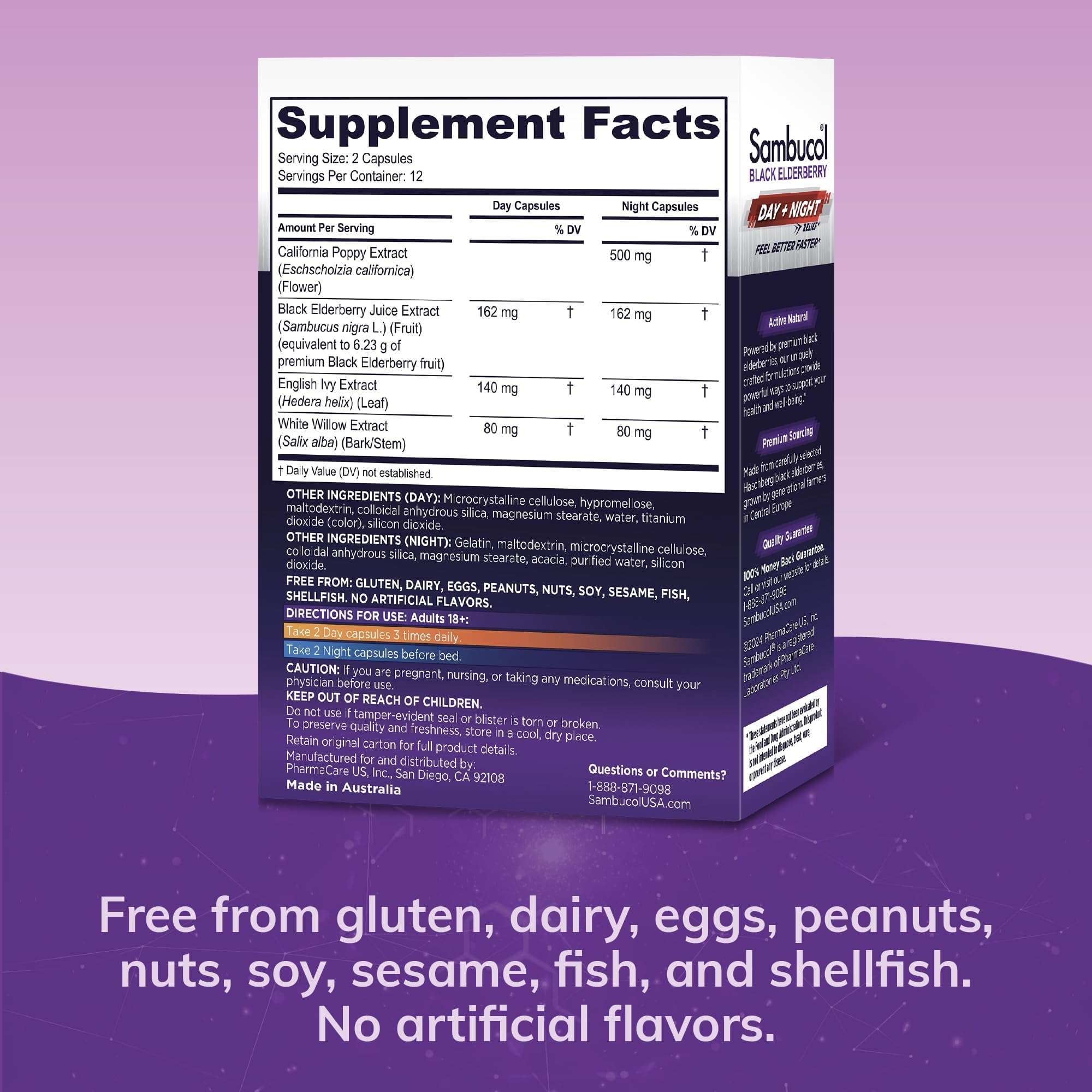Restful sleep with elderberry night capsules