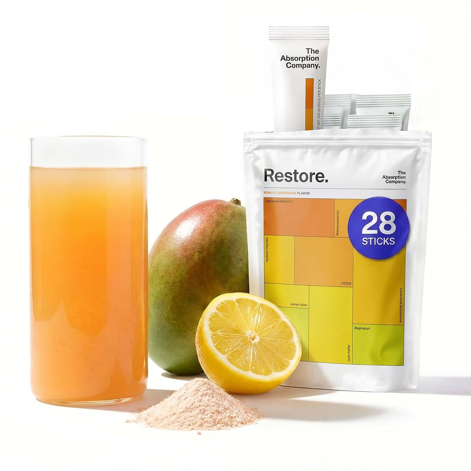 Restore electrolyte powder for hydration