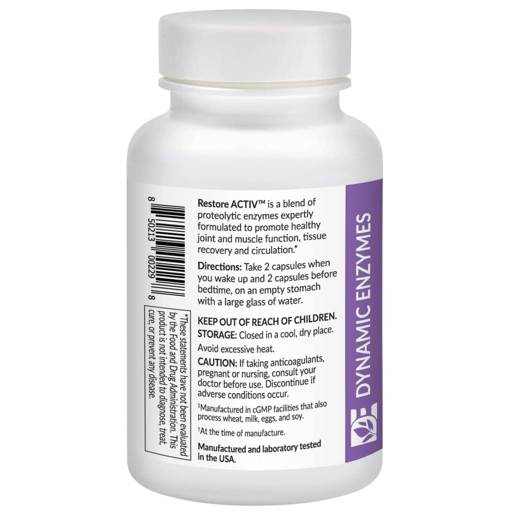 Restore enzymes for optimal digestive function