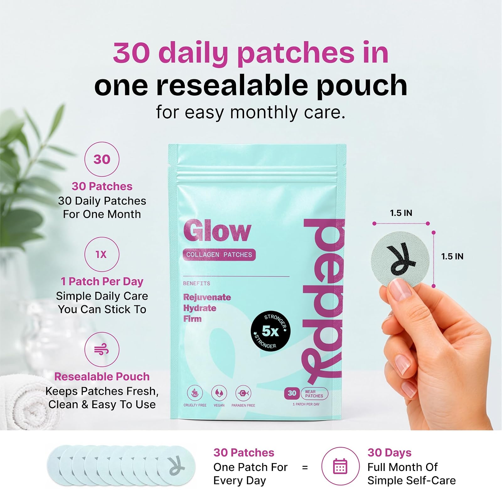 restore youthful glow with patches