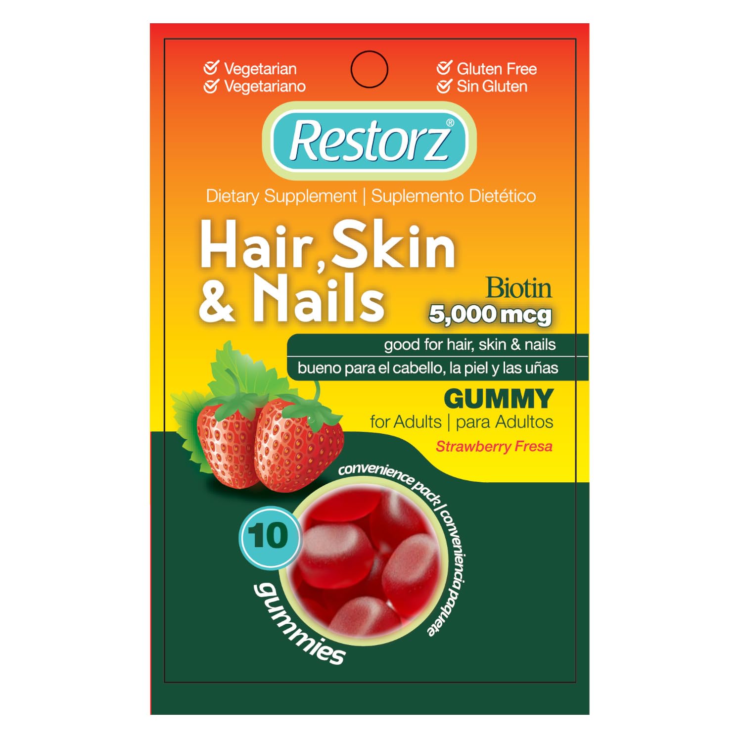 Restorz biotin gummies for healthy hair