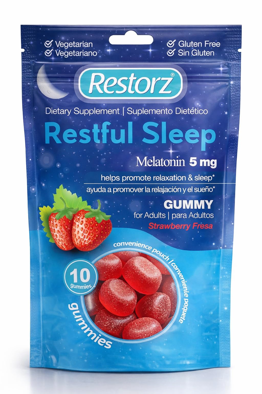 Restorz melatonin gummies for restful sleep