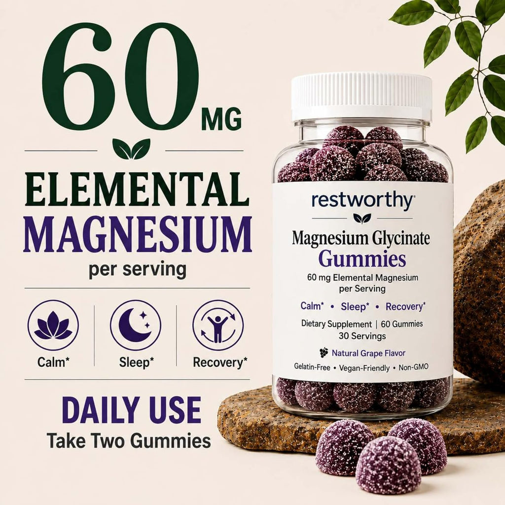 Restworthy gummies for muscle recovery