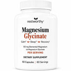 Restworthy Magnesium Glycinate capsules