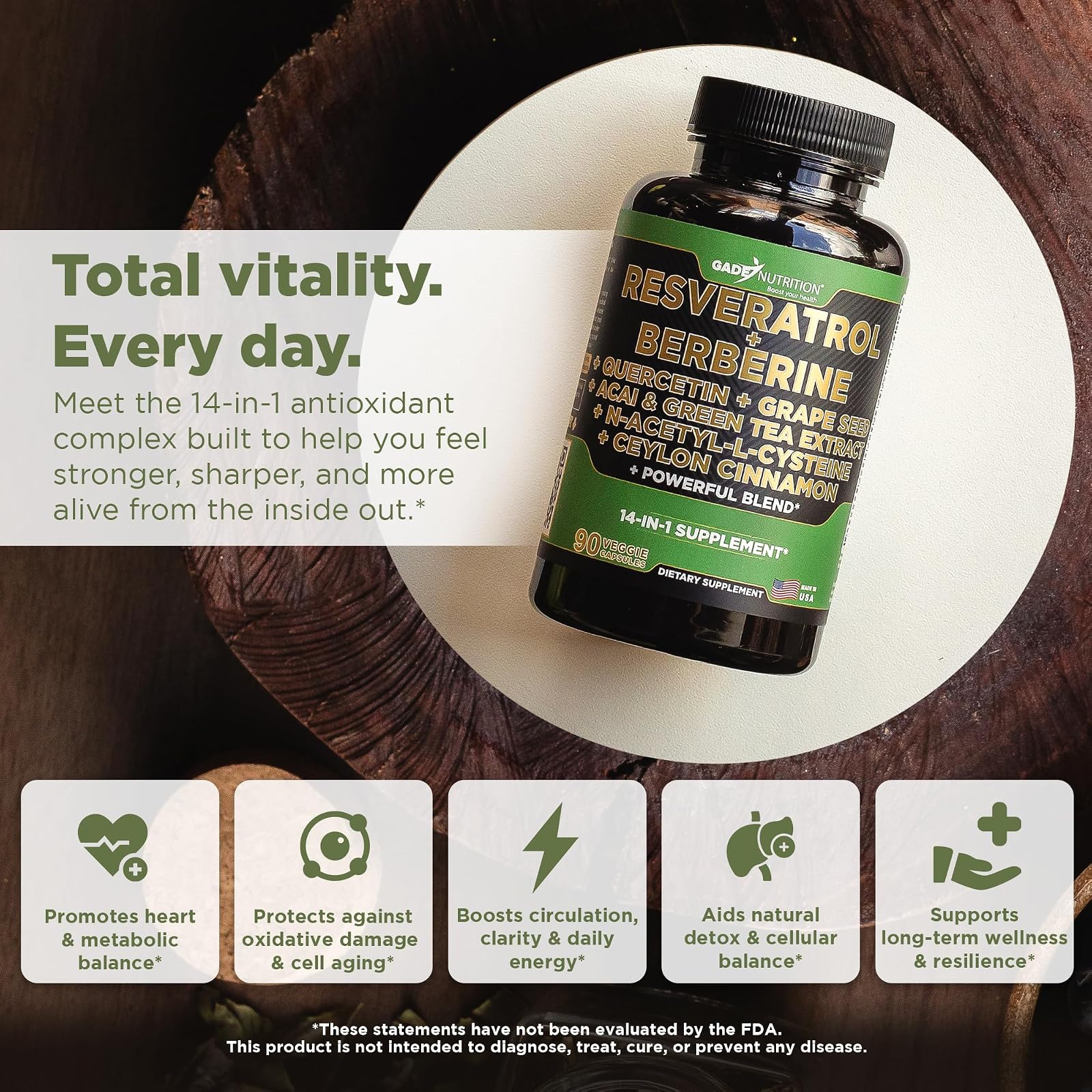 Resveratrol 14 in 1 complex for men