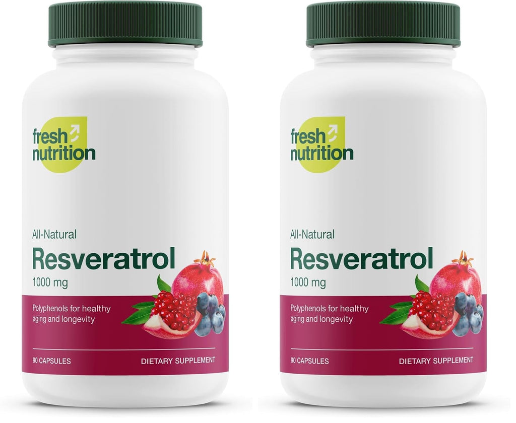 Resveratrol 750 mg antioxidant capsules