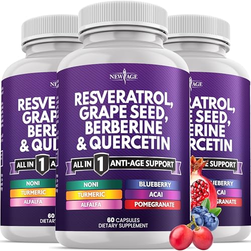 Resveratrol and berberine capsules