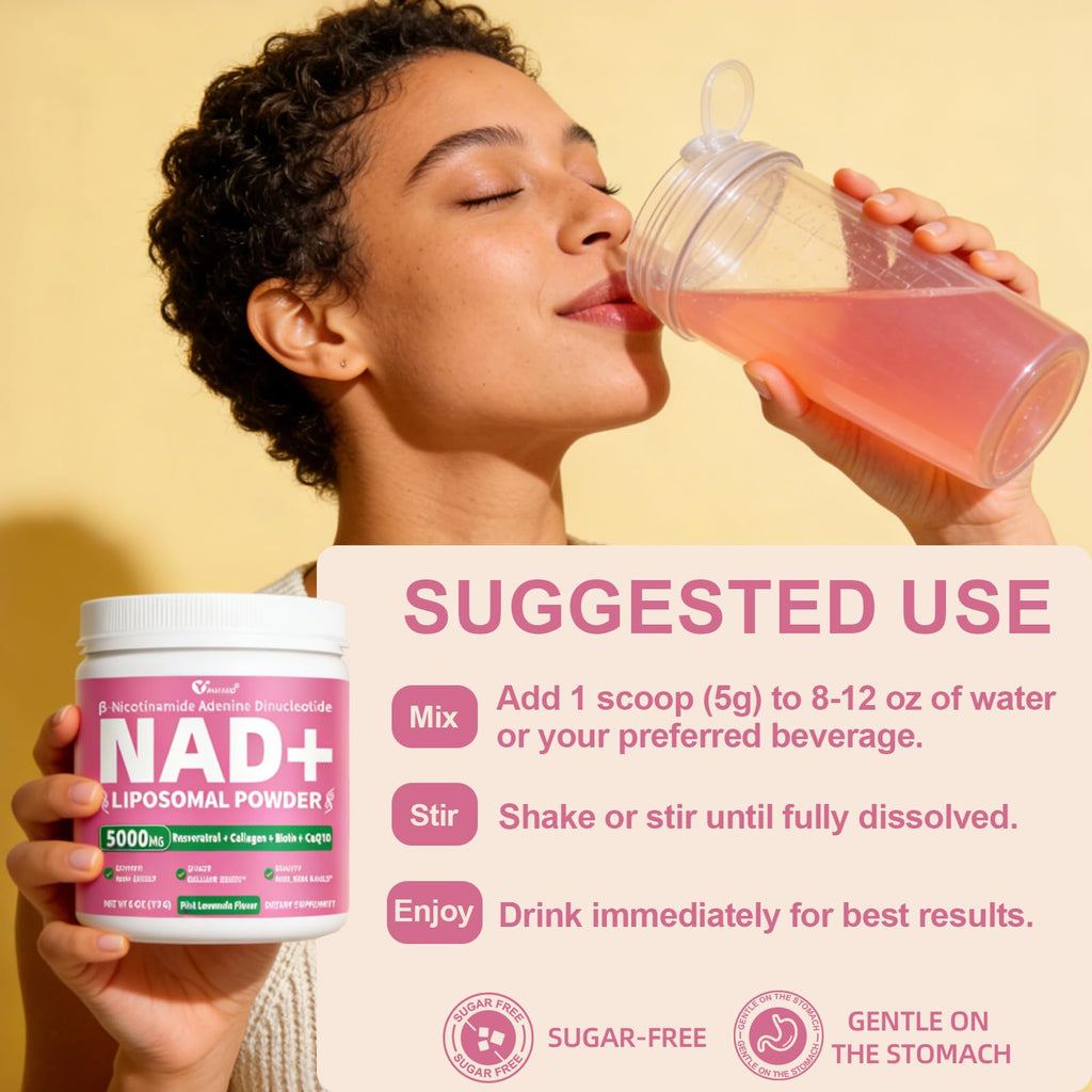Resveratrol and NAD+ for vitality