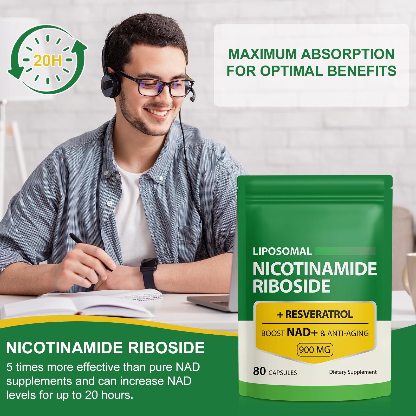 Resveratrol and riboside synergy
