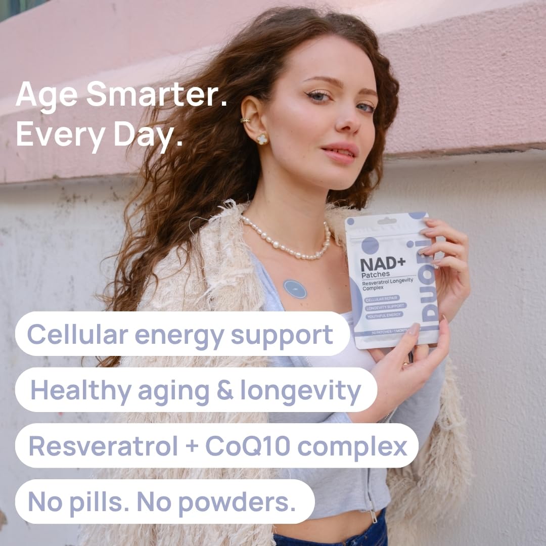 Resveratrol antioxidant skin patch