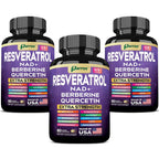 Resveratrol antioxidant supplement capsules