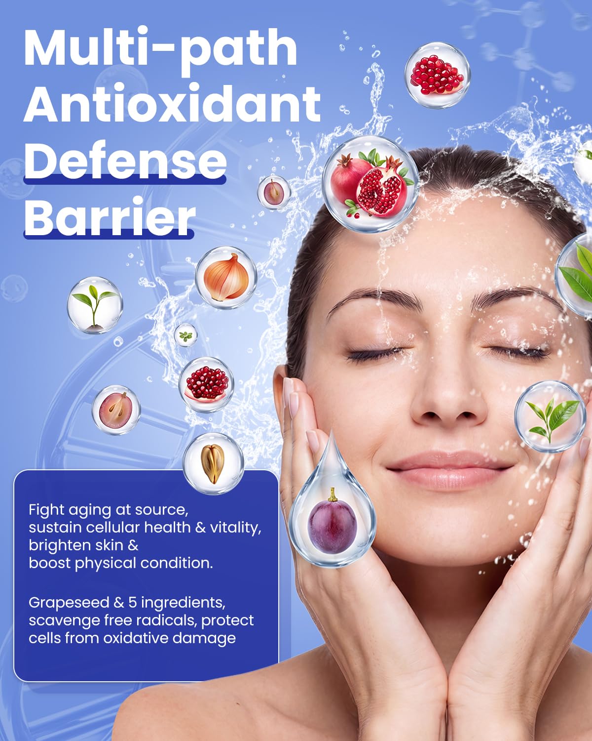 Resveratrol antioxidant support capsules